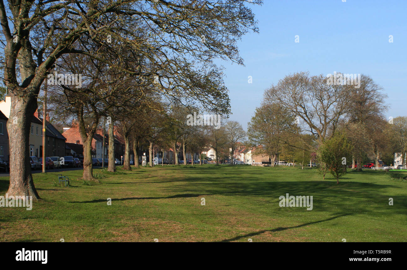 Village Green, Brompton Stock Photo - Alamy