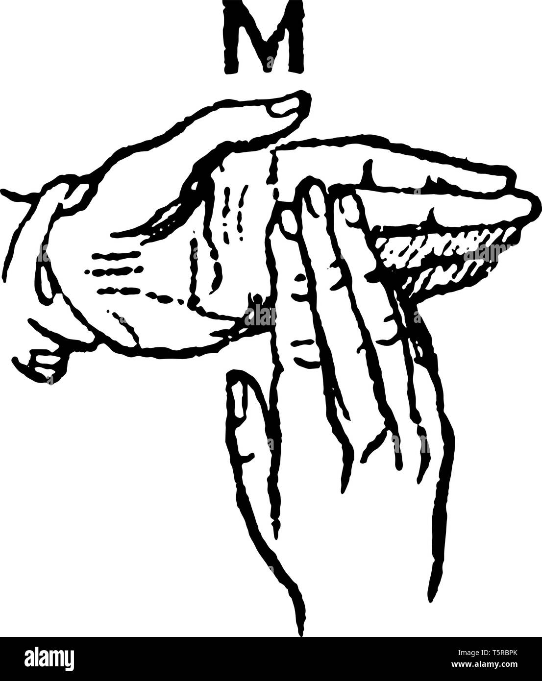 Hand signals Black and White Stock Photos & Images - Alamy