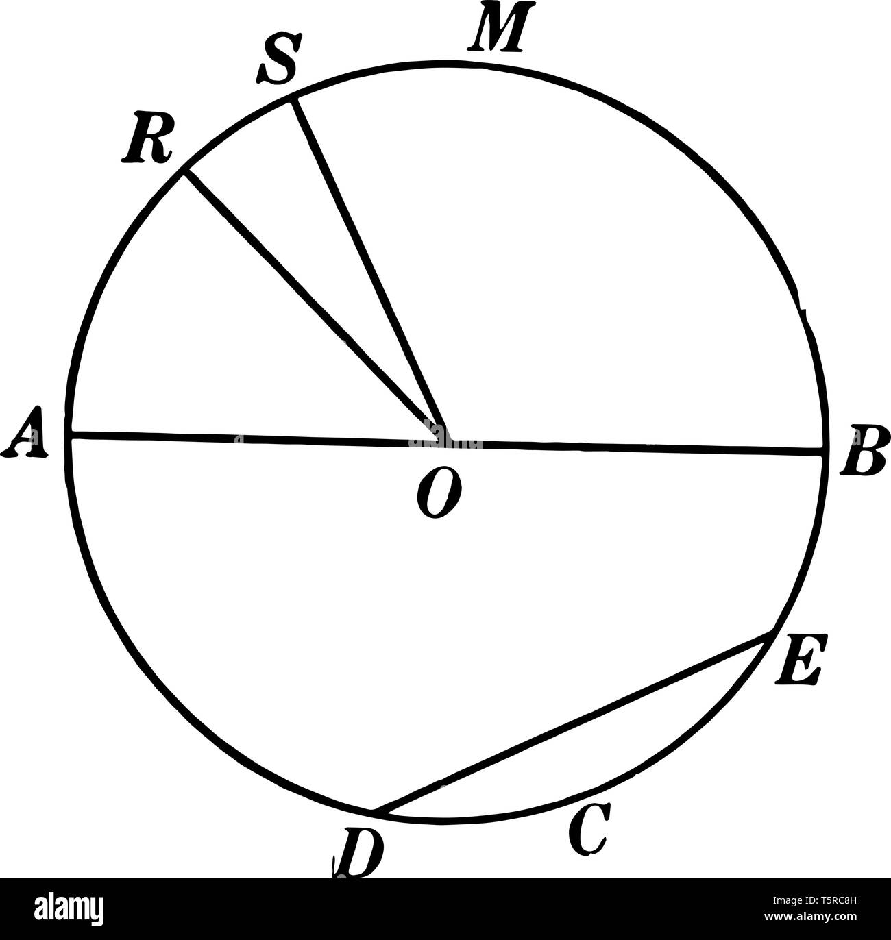 Circle With Radius Labeled