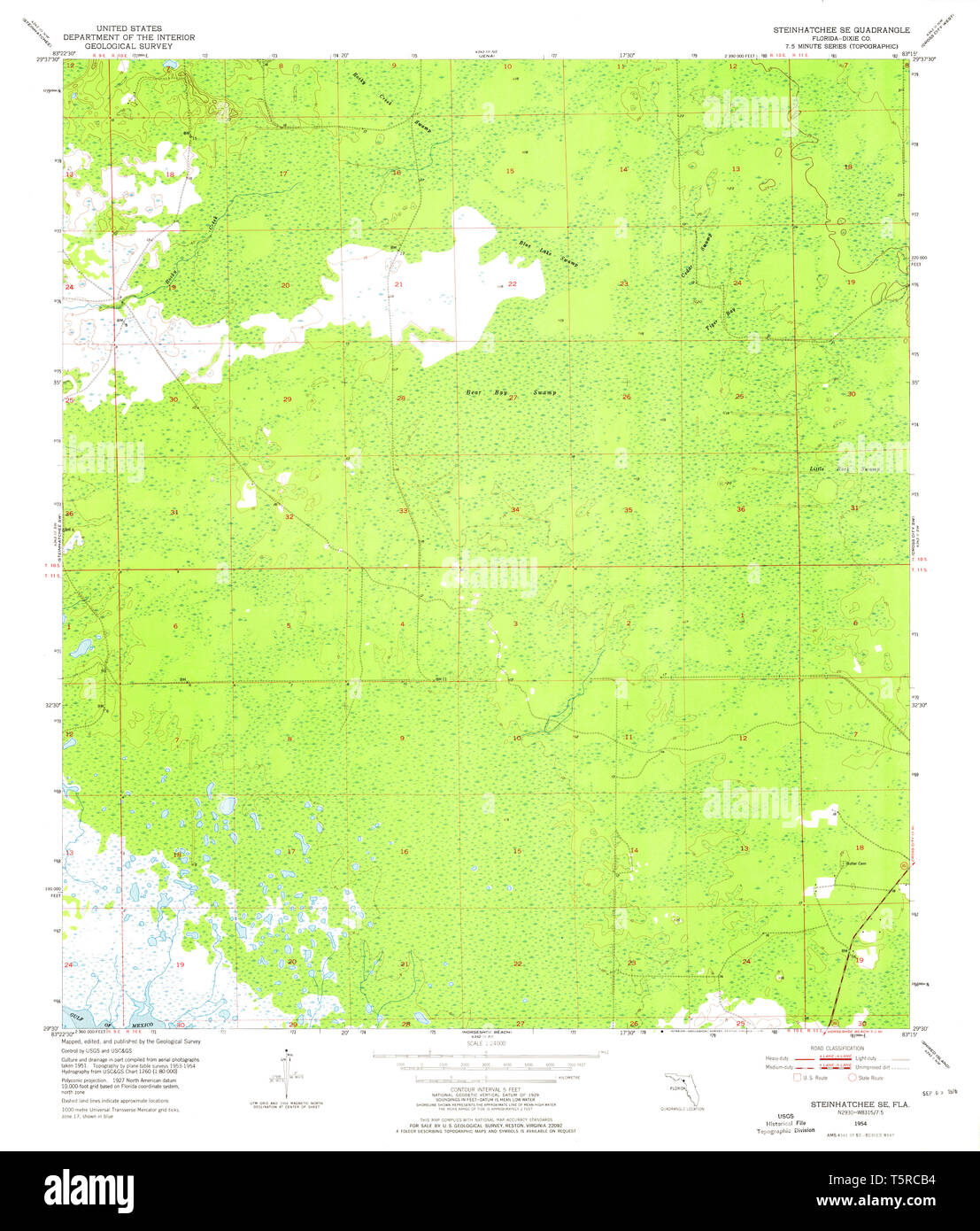 Steinhatchee Map High Resolution Stock Photography and Images - Alamy