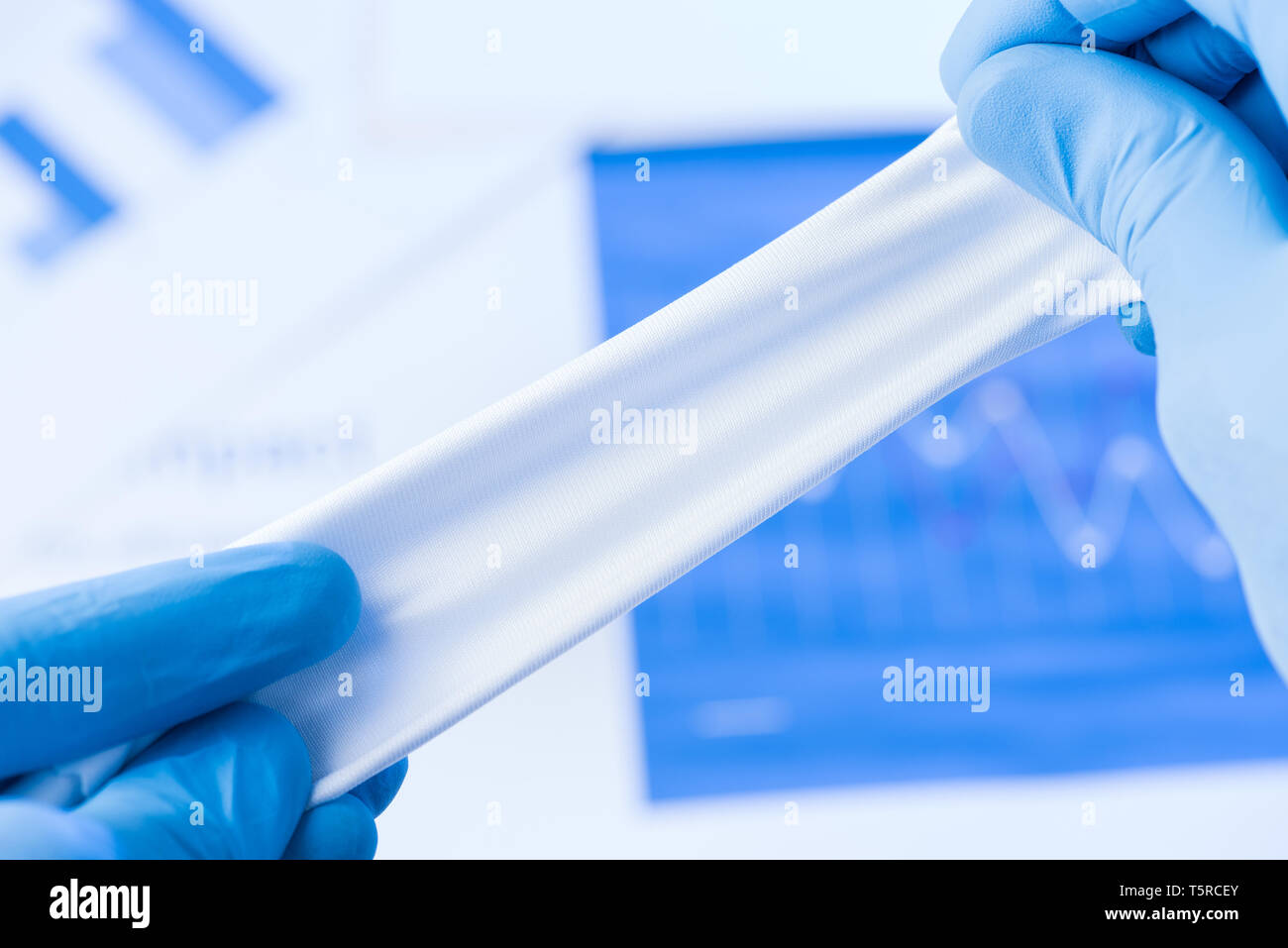 Research of new type of fabric concept Stock Photo - Alamy