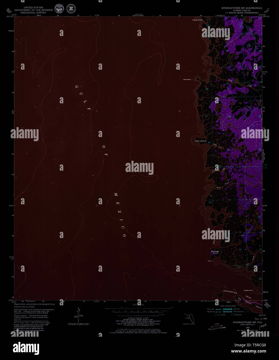 Steinhatchee Map High Resolution Stock Photography and Images - Alamy