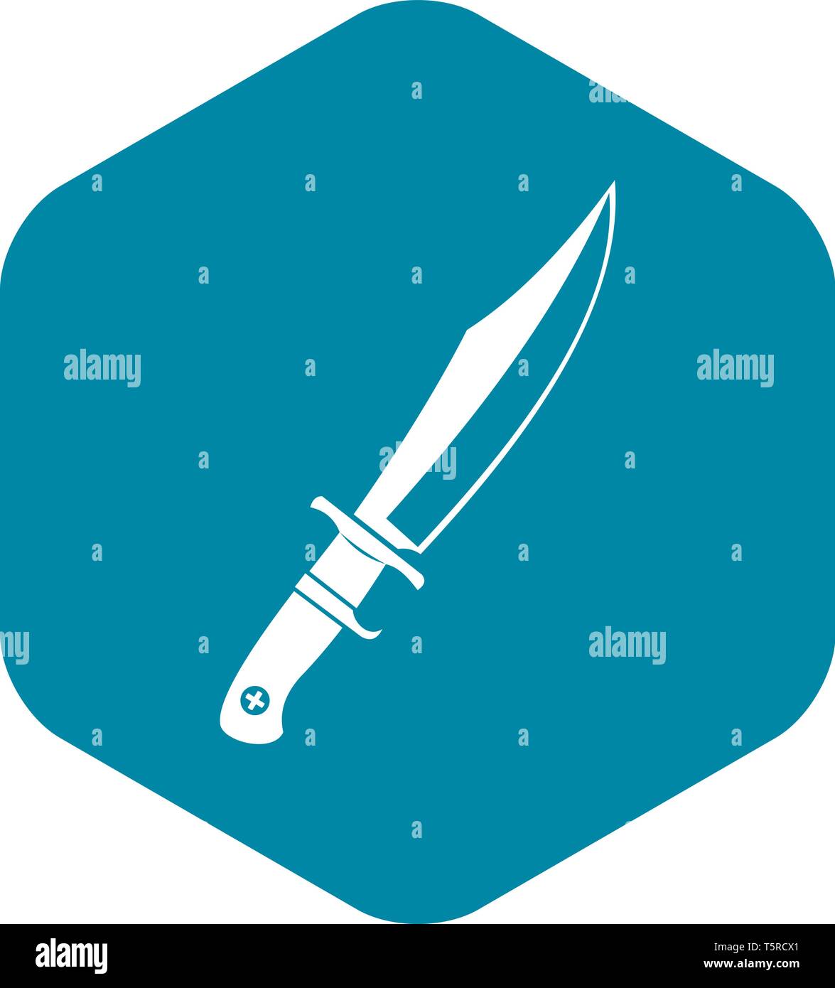 Dagger icon, simple style Stock Vector Image & Art - Alamy