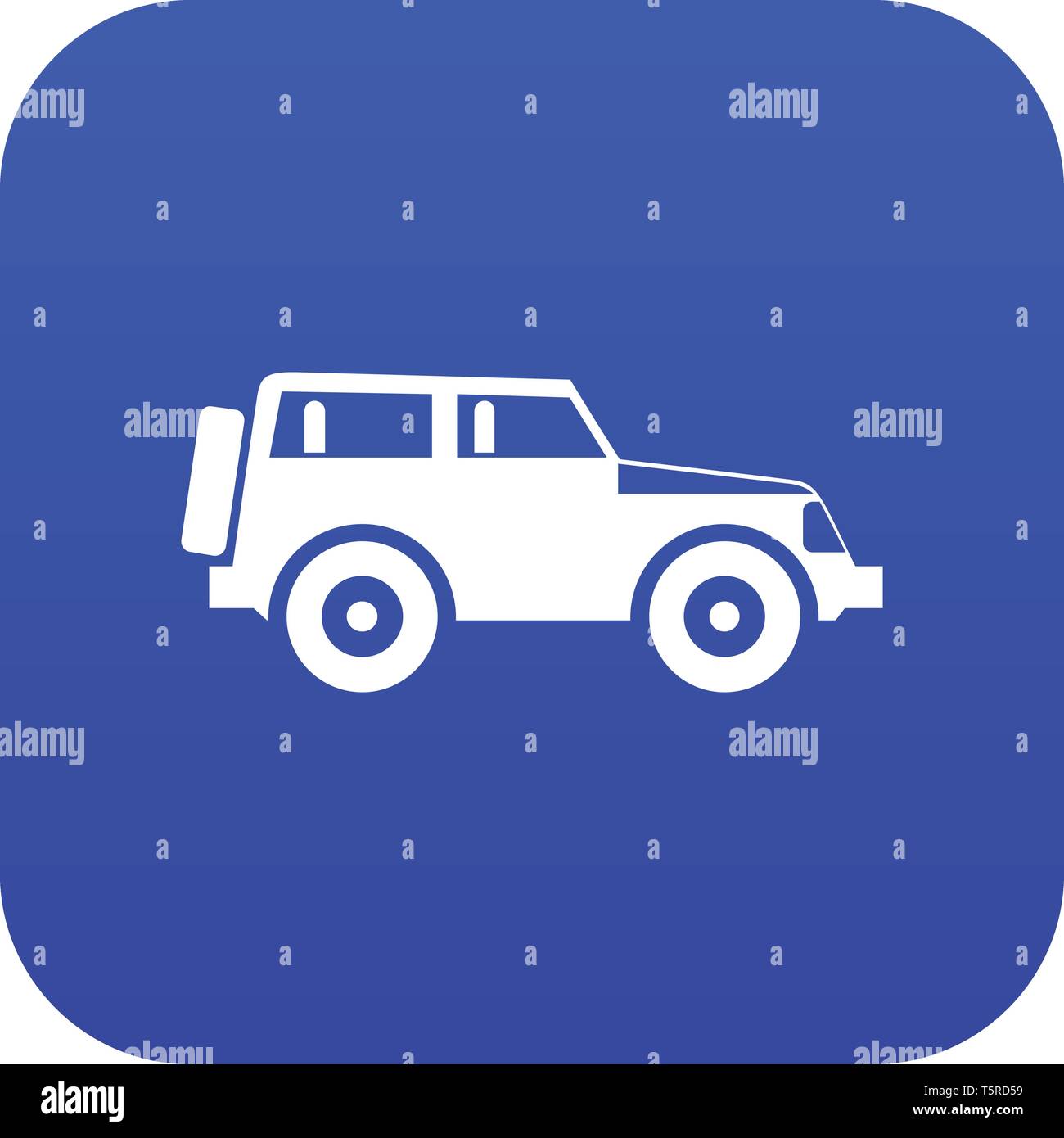 Jeep icon digital blue Stock Vector Image & Art - Alamy