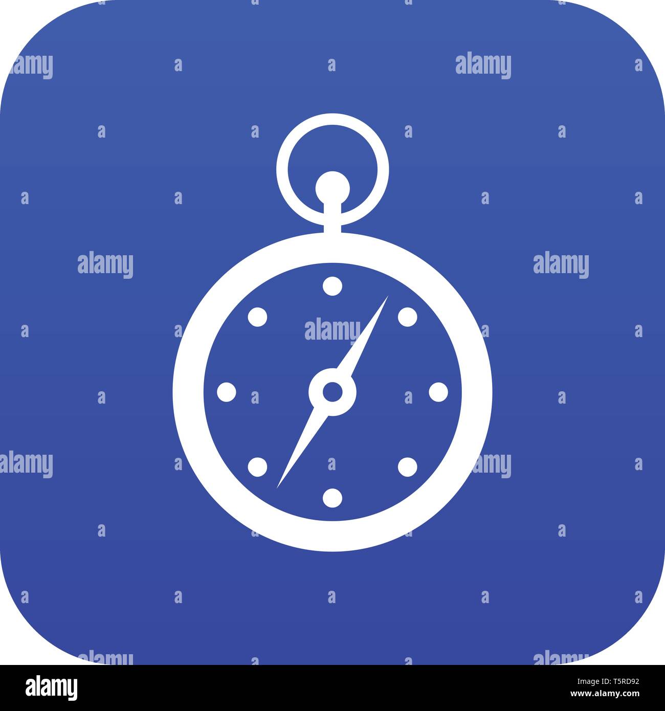 Compass icon digital blue Stock Vector Image & Art - Alamy