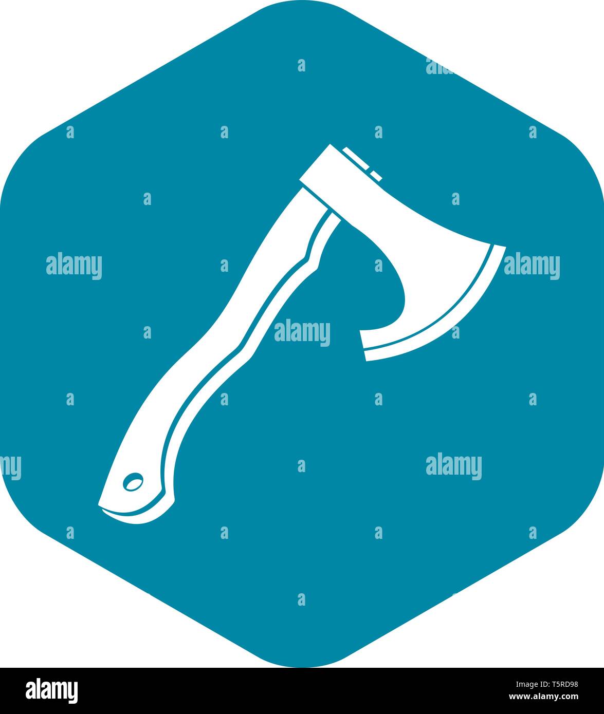 Hatchet icon, simple style Stock Vector Image & Art - Alamy