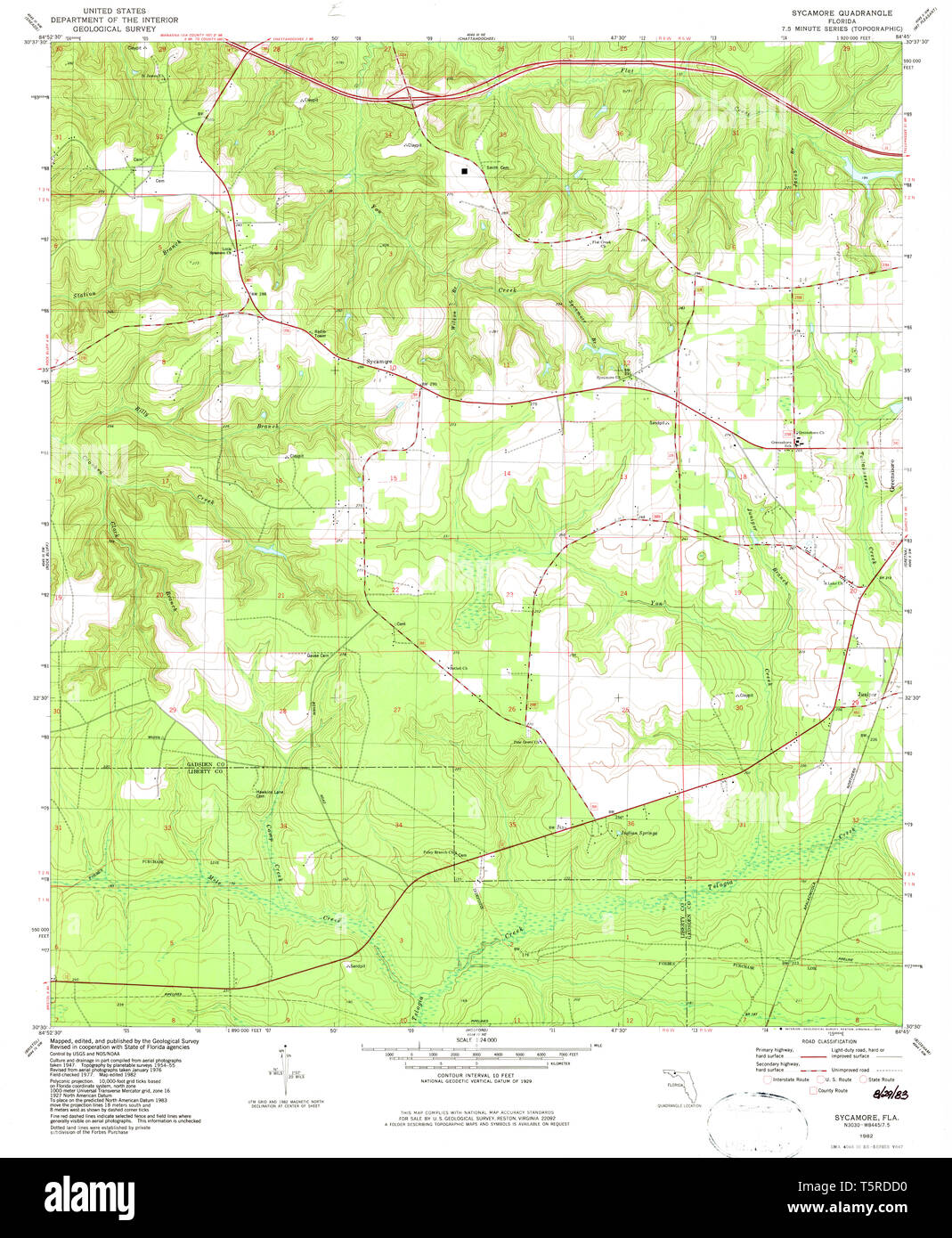 Map of sycamore hi-res stock photography and images - Alamy