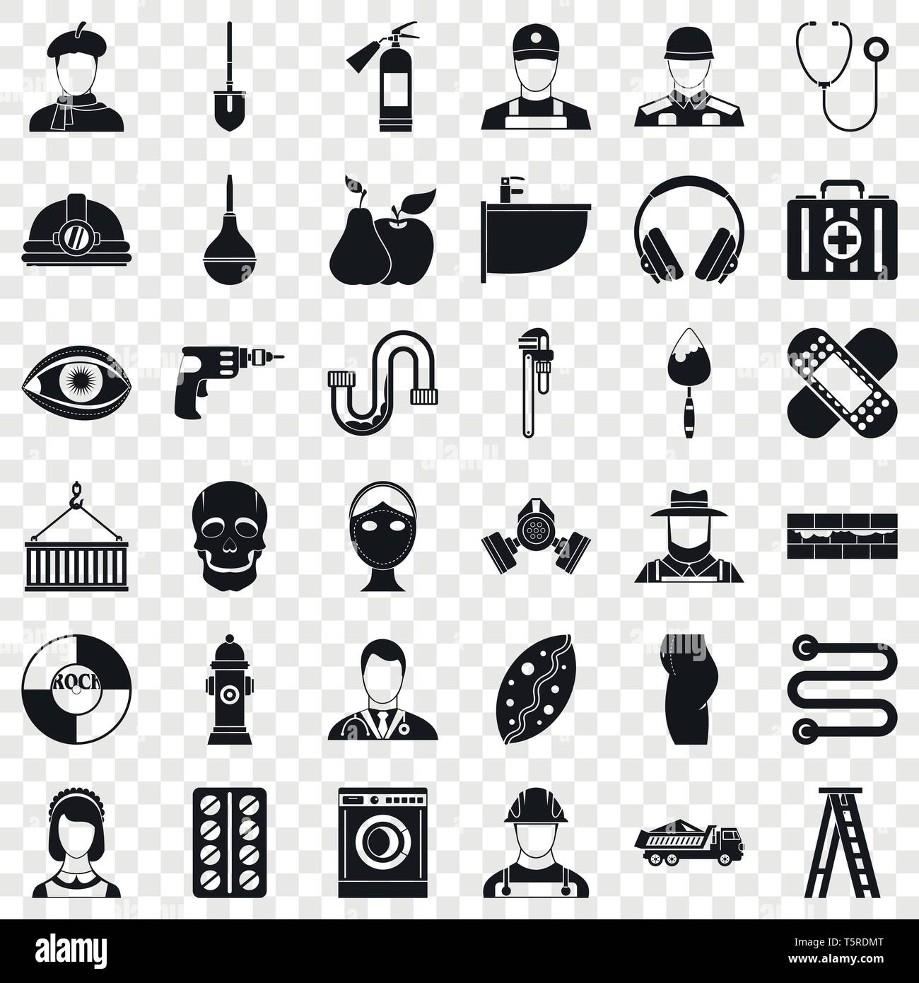 Good occupation icons set, simple style Stock Vector Image & Art - Alamy
