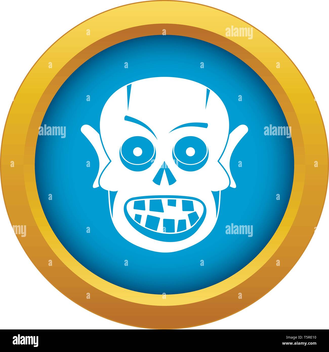 Living dead icon blue vector isolated Stock Vector Image & Art - Alamy