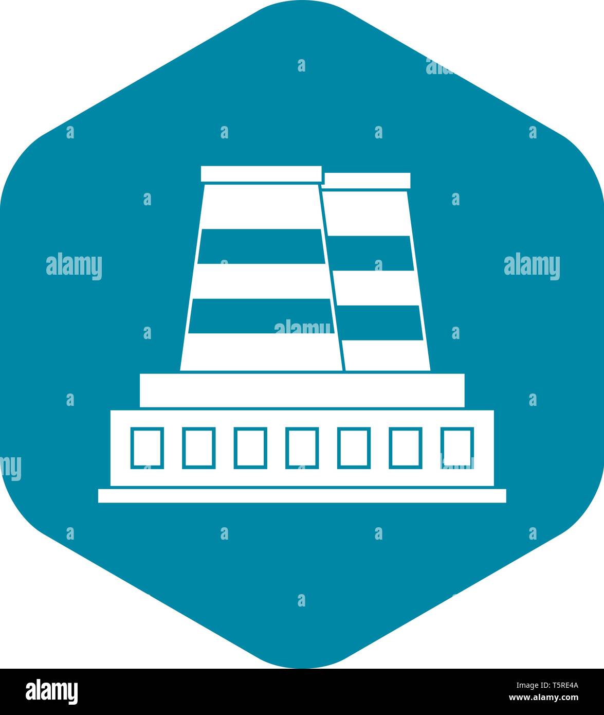 Manufacturing plant icon, simple style Stock Vector Image & Art - Alamy