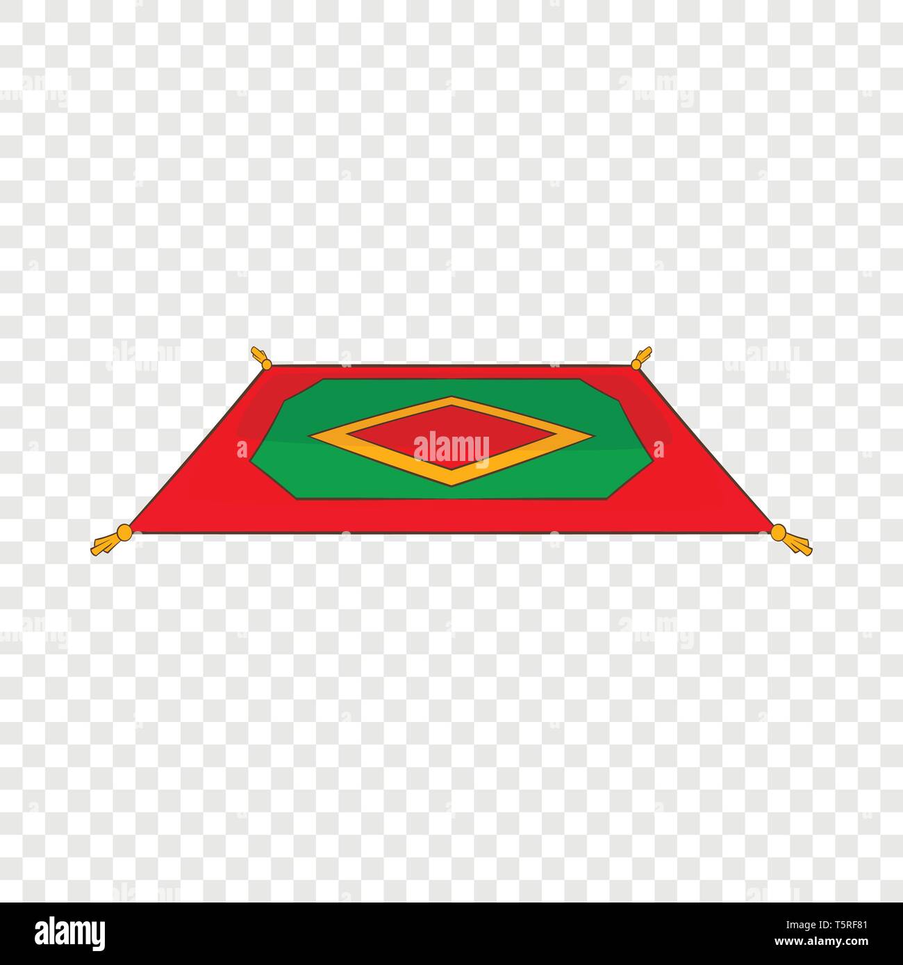 Traditional turkish carpet icon, cartoon style Stock Vector Image & Art ...