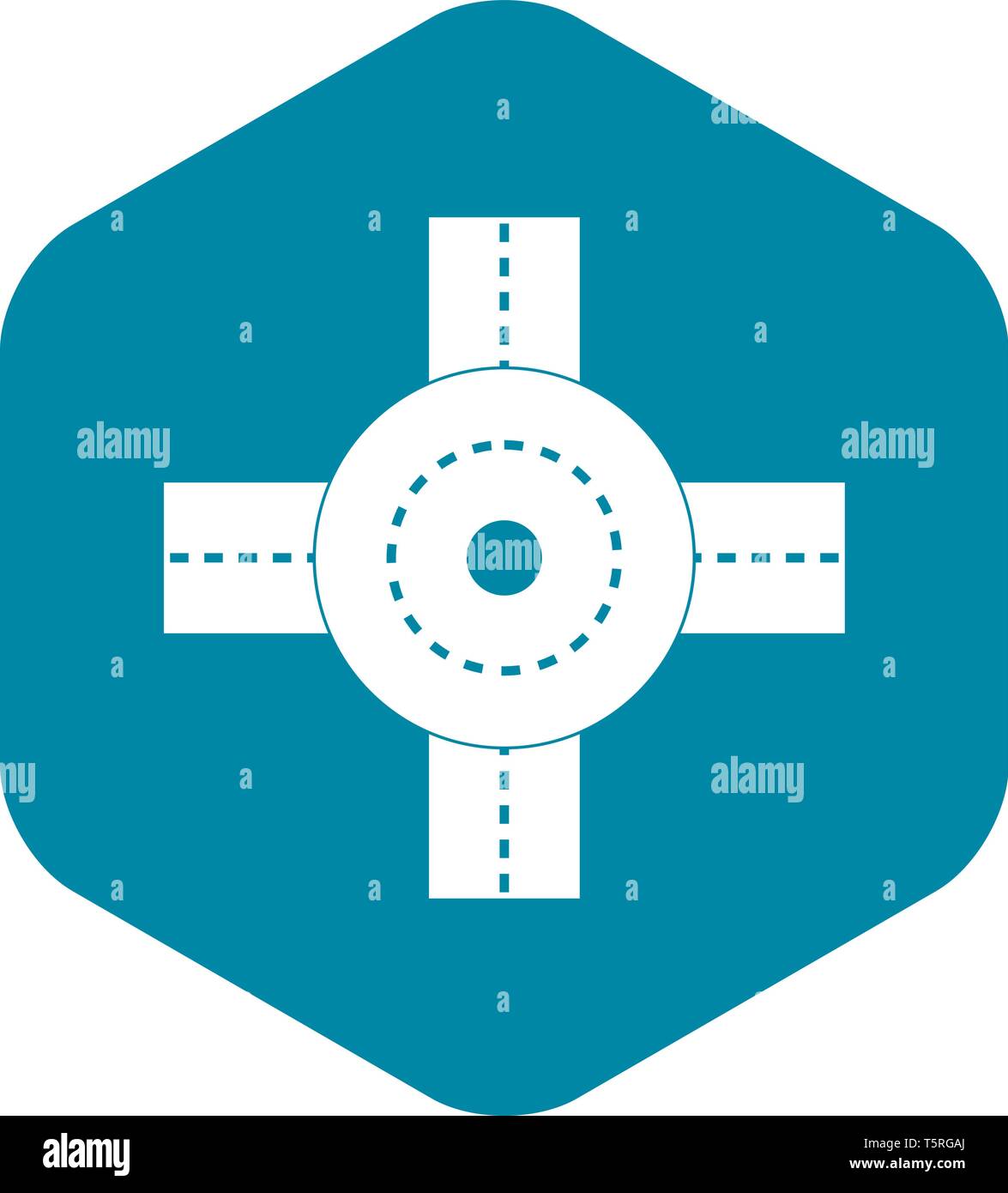 Road markings and junction Stock Vector Images - Alamy