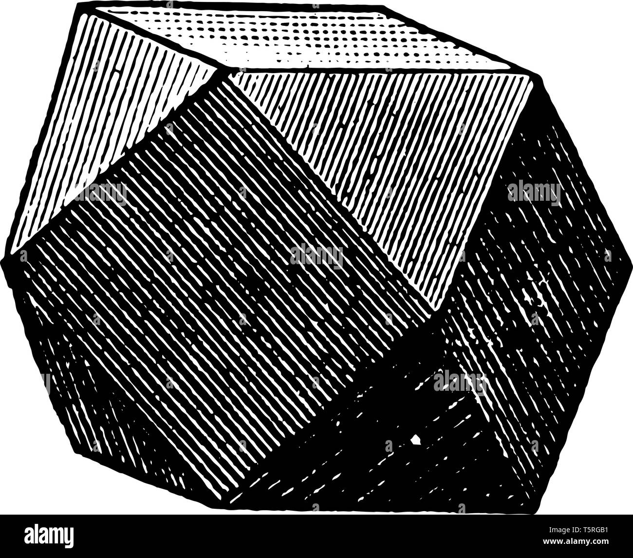 Cutting a cube Stock Vector Images - Alamy