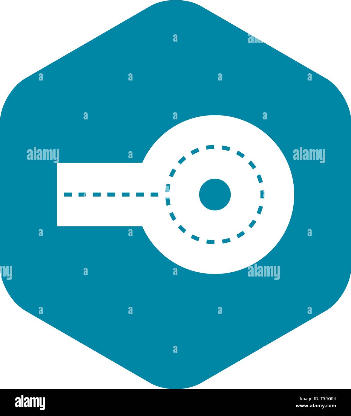 Circular pathway Stock Vector Images - Alamy