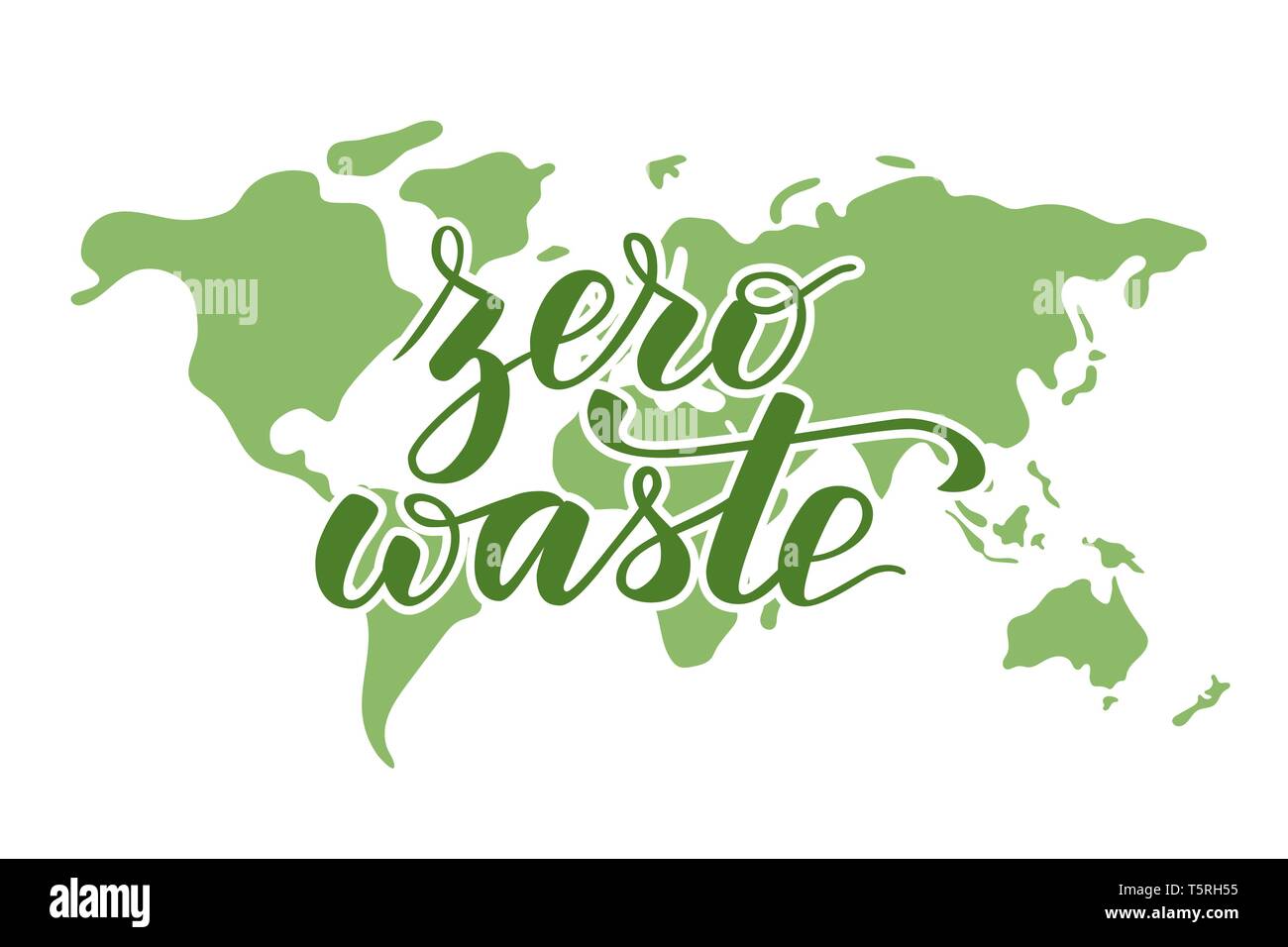 Handwritten Zero waste Stock Vector Image & Art - Alamy