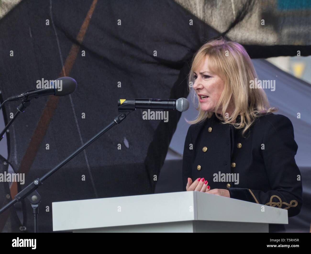 Demonstration against "dictate of European Union", staged by SPD and ...