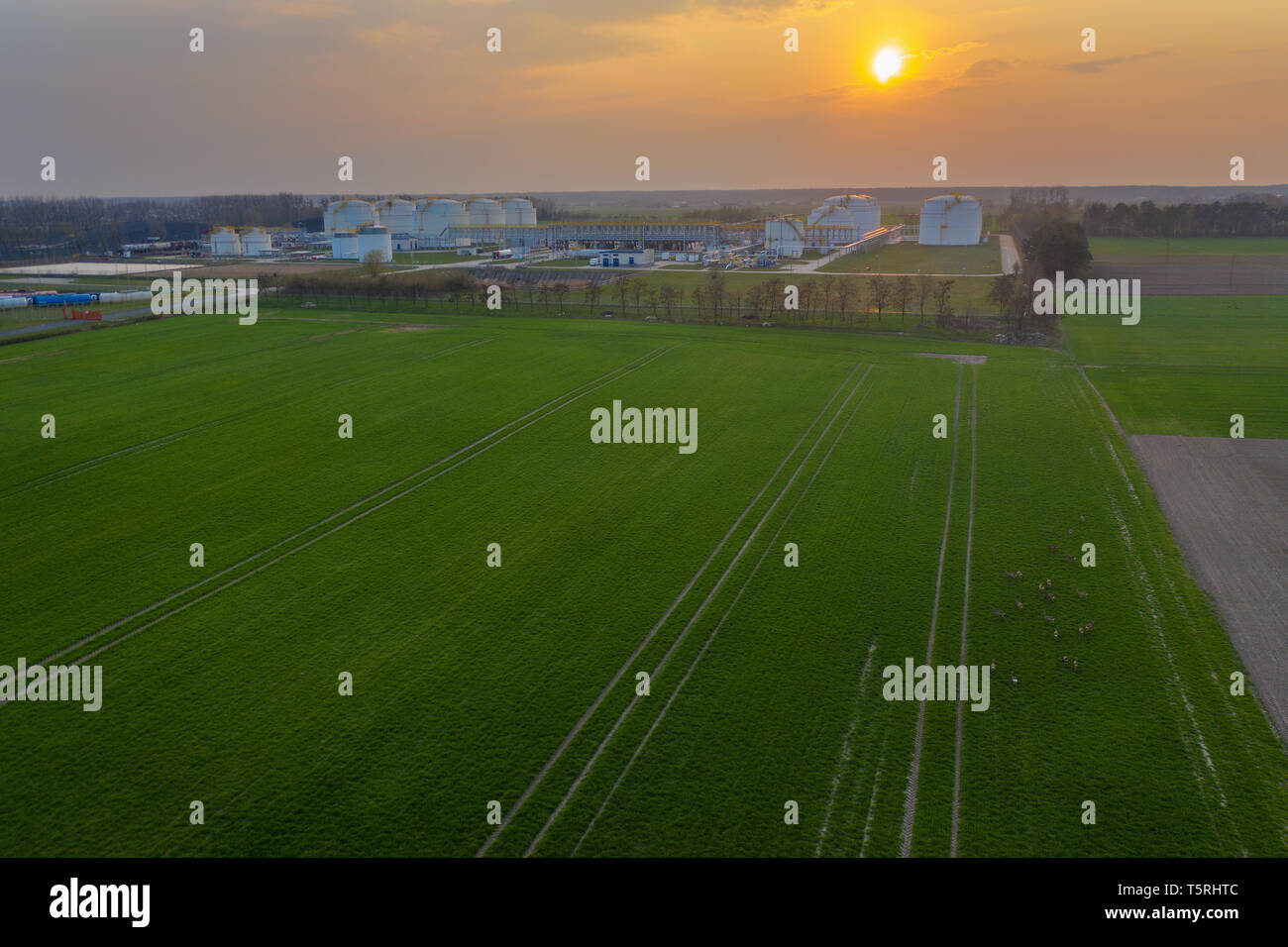Oil train loading hi-res stock photography and images - Alamy