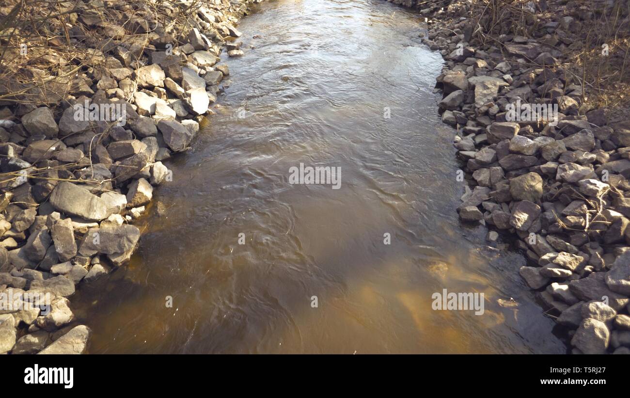 River Water Top View