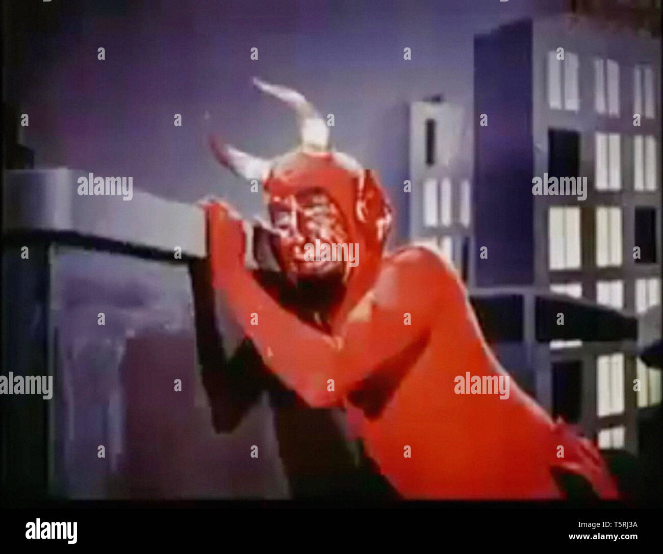 Vector illustration cartoon devil face hi-res stock photography and ...