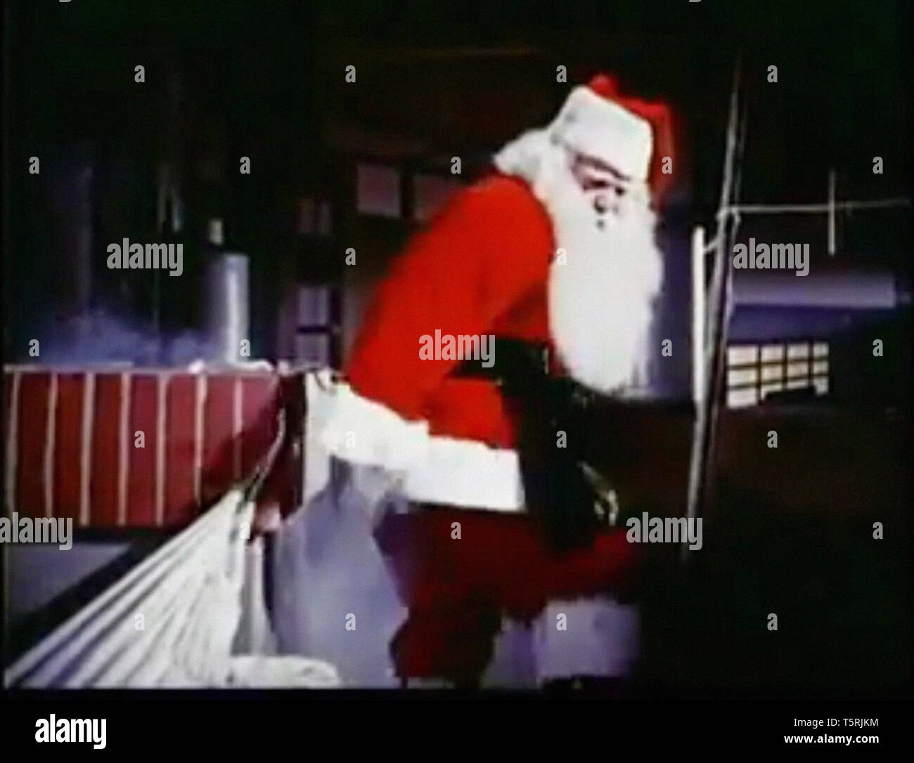 Santa reindeer 1950s hi-res stock photography and images - Alamy