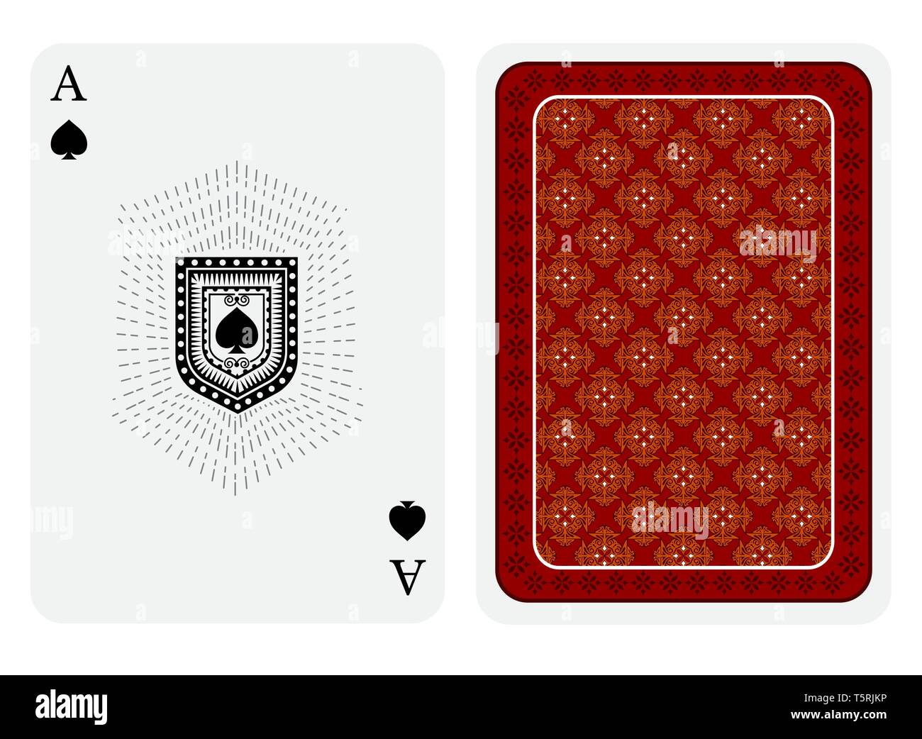 Ace face Stock Vector Images - Alamy