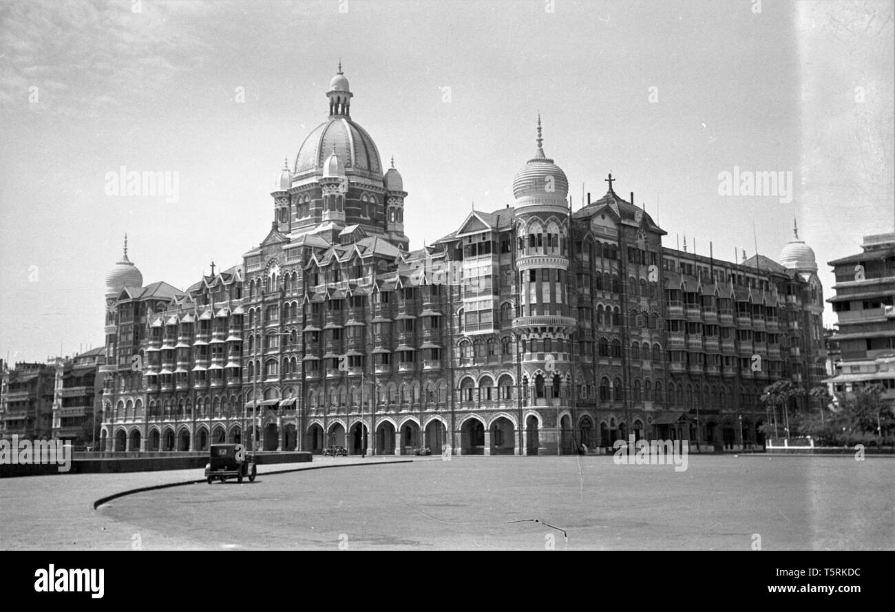 The Taj Mahal Hotel in Bombay (now Mumbai), India c1930. Photo by Tony ...