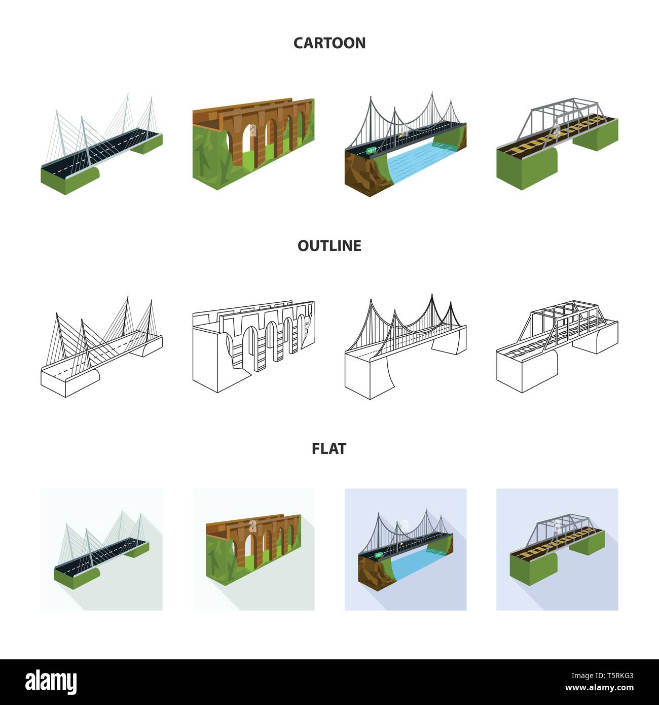Isolated object of connection and design symbol. Set of connection and side vector icon for ...