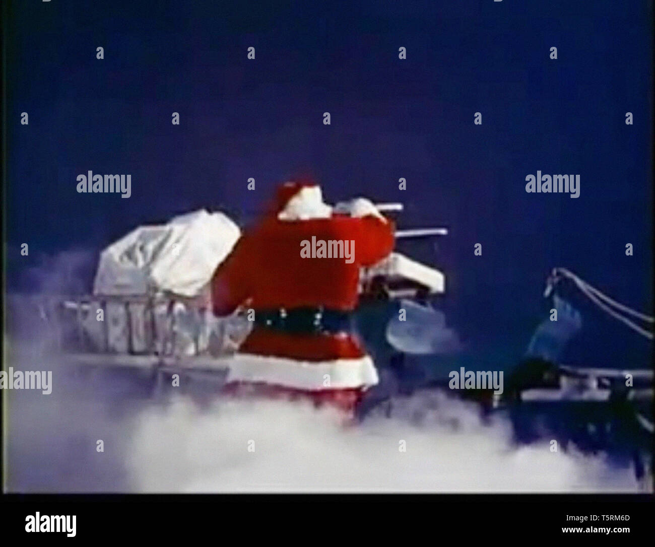 Santa reindeer 1950s hi-res stock photography and images - Alamy