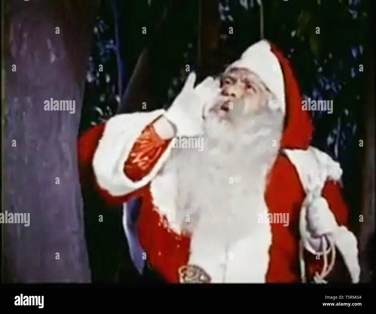 Santa reindeer 1950s hi-res stock photography and images - Alamy