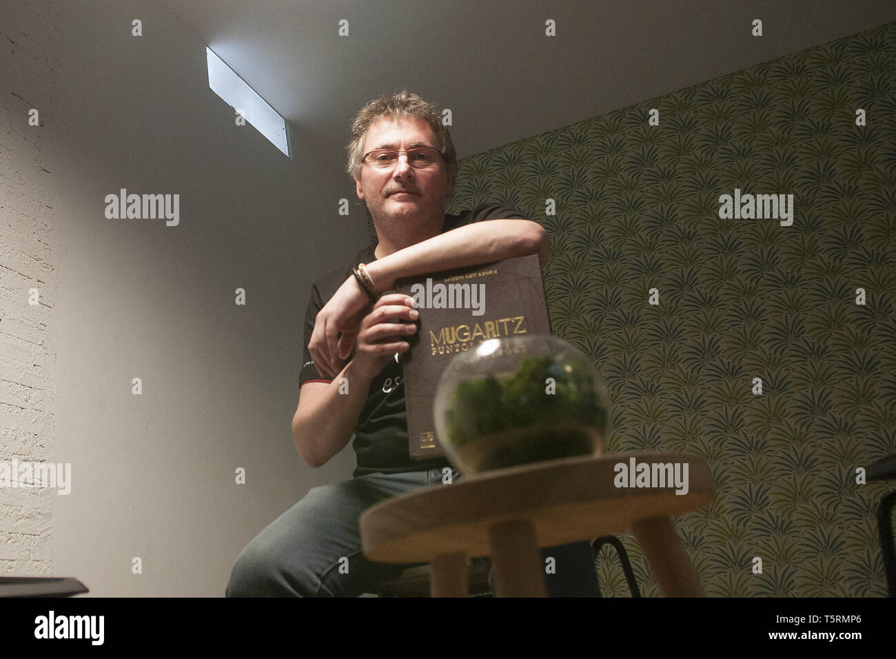 Chef Andoni Luis Aduriz at the launch of his book 'Mugaritz... punto de ...