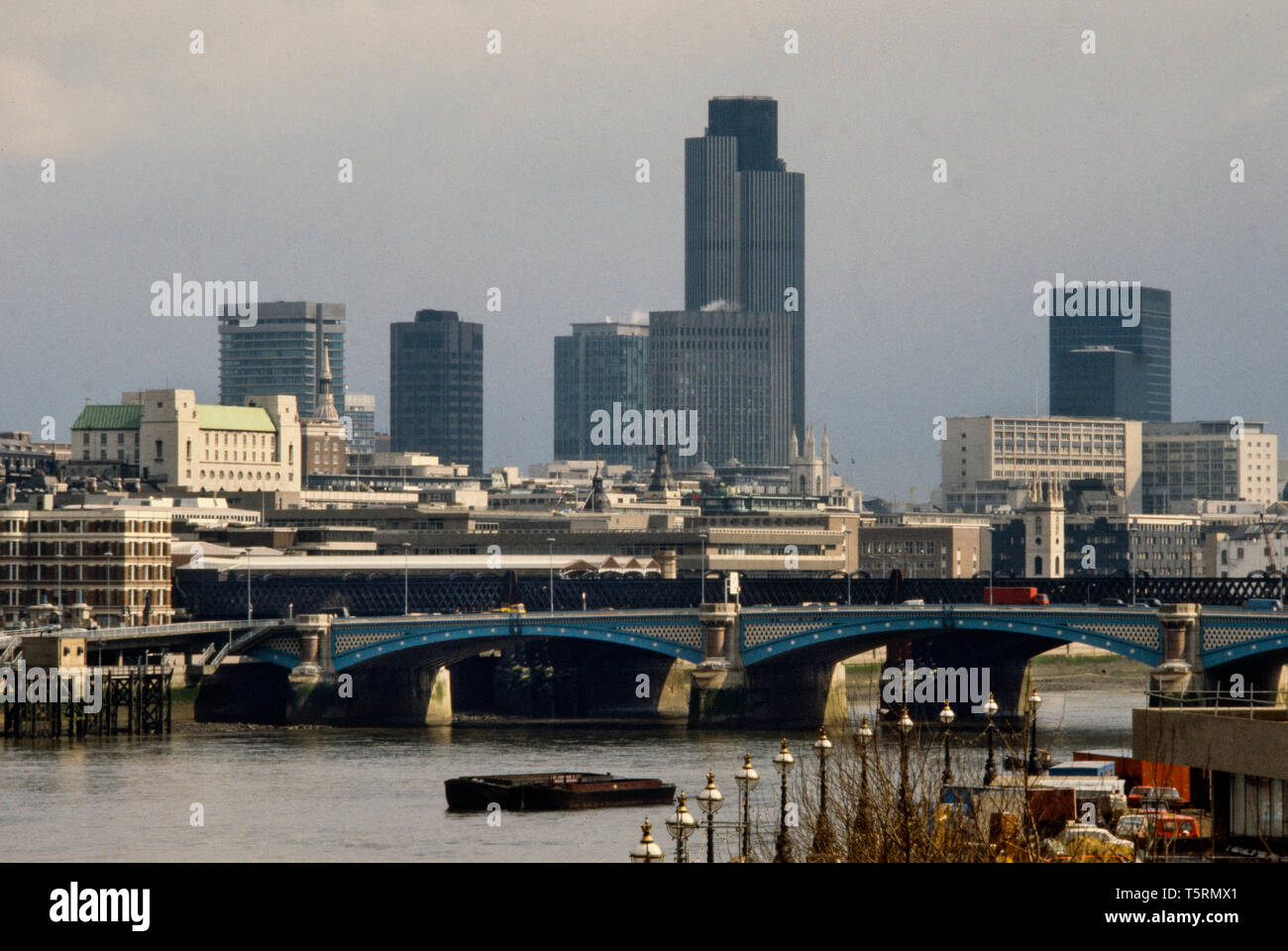 City of London Panorama photographed in about 1980. Showing the ...