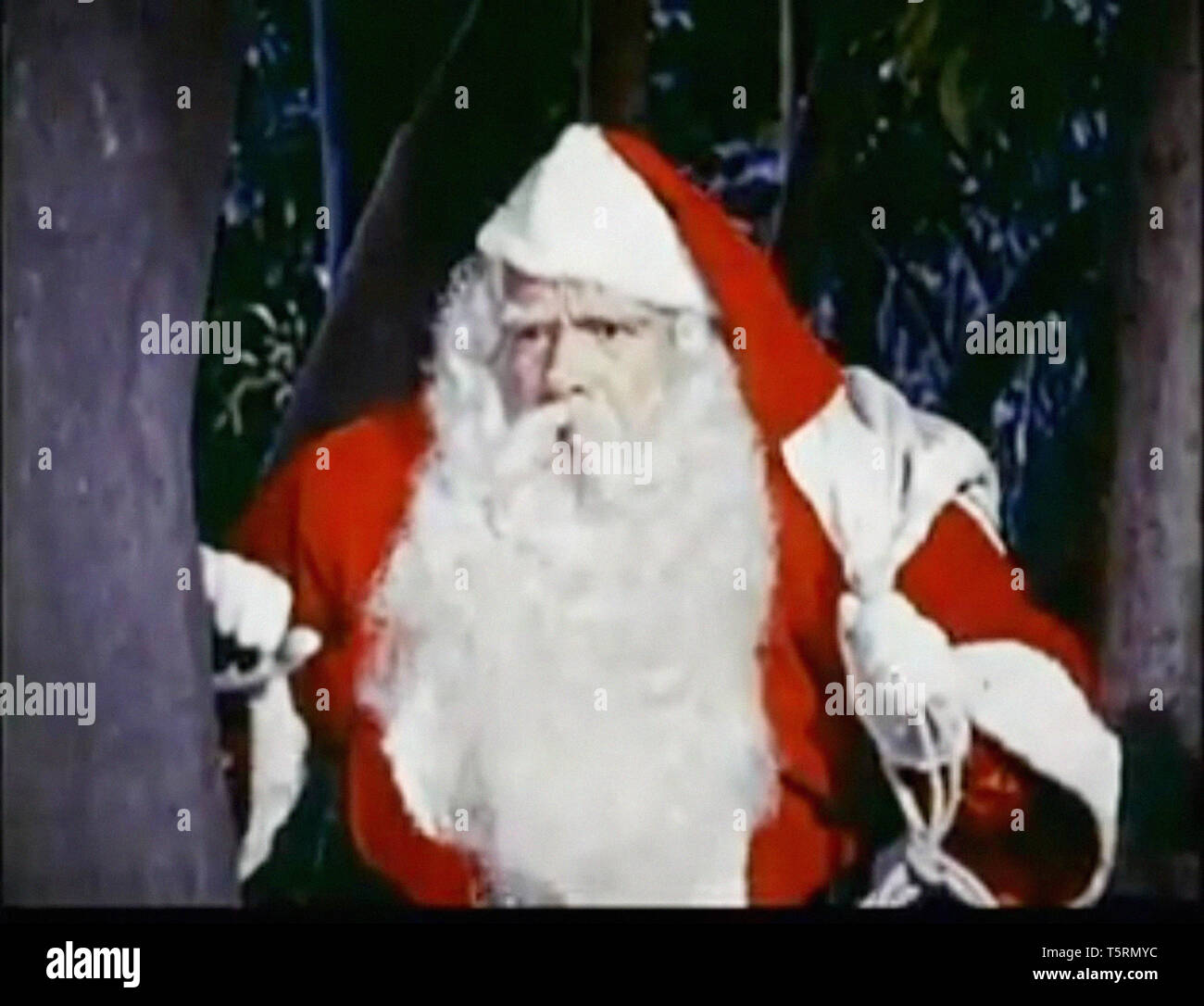 Santa reindeer 1950s hi-res stock photography and images - Alamy