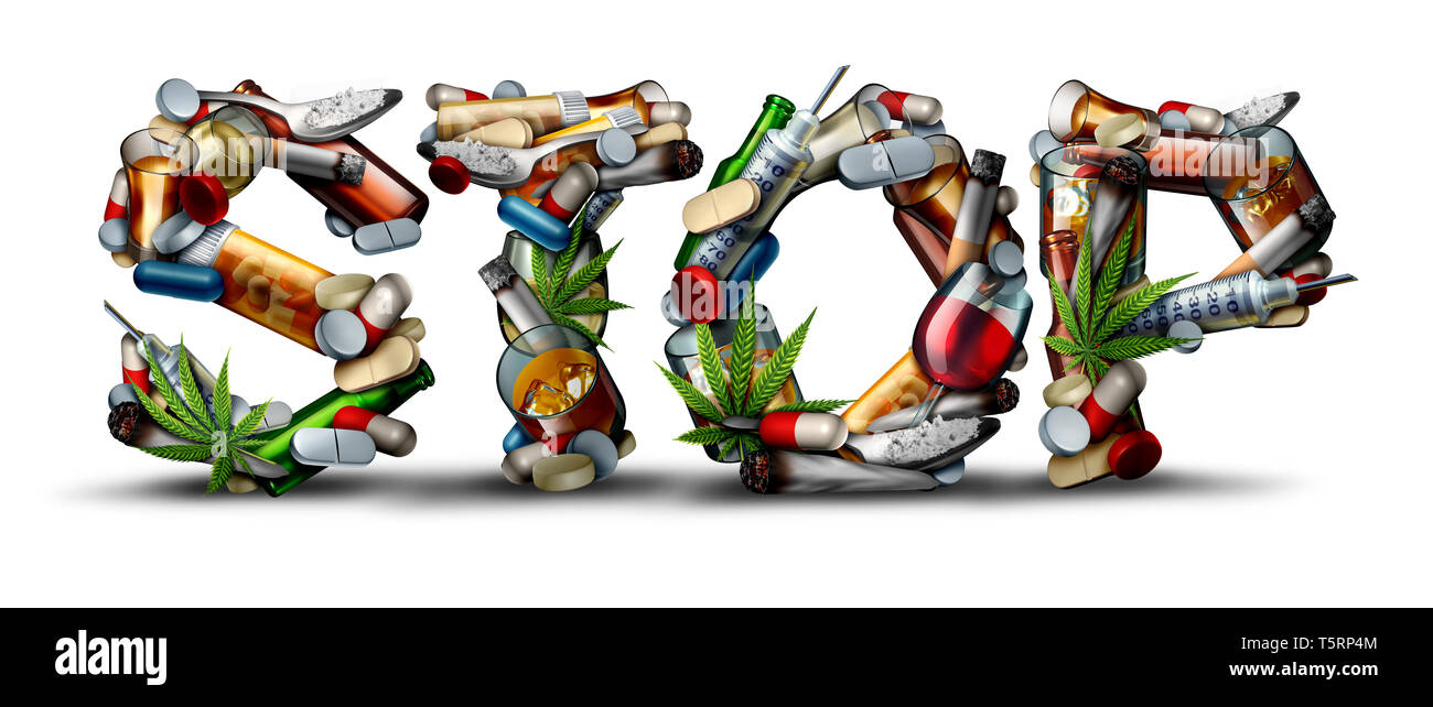 No drug addiction and stop drugs icon as a health issue representing ...