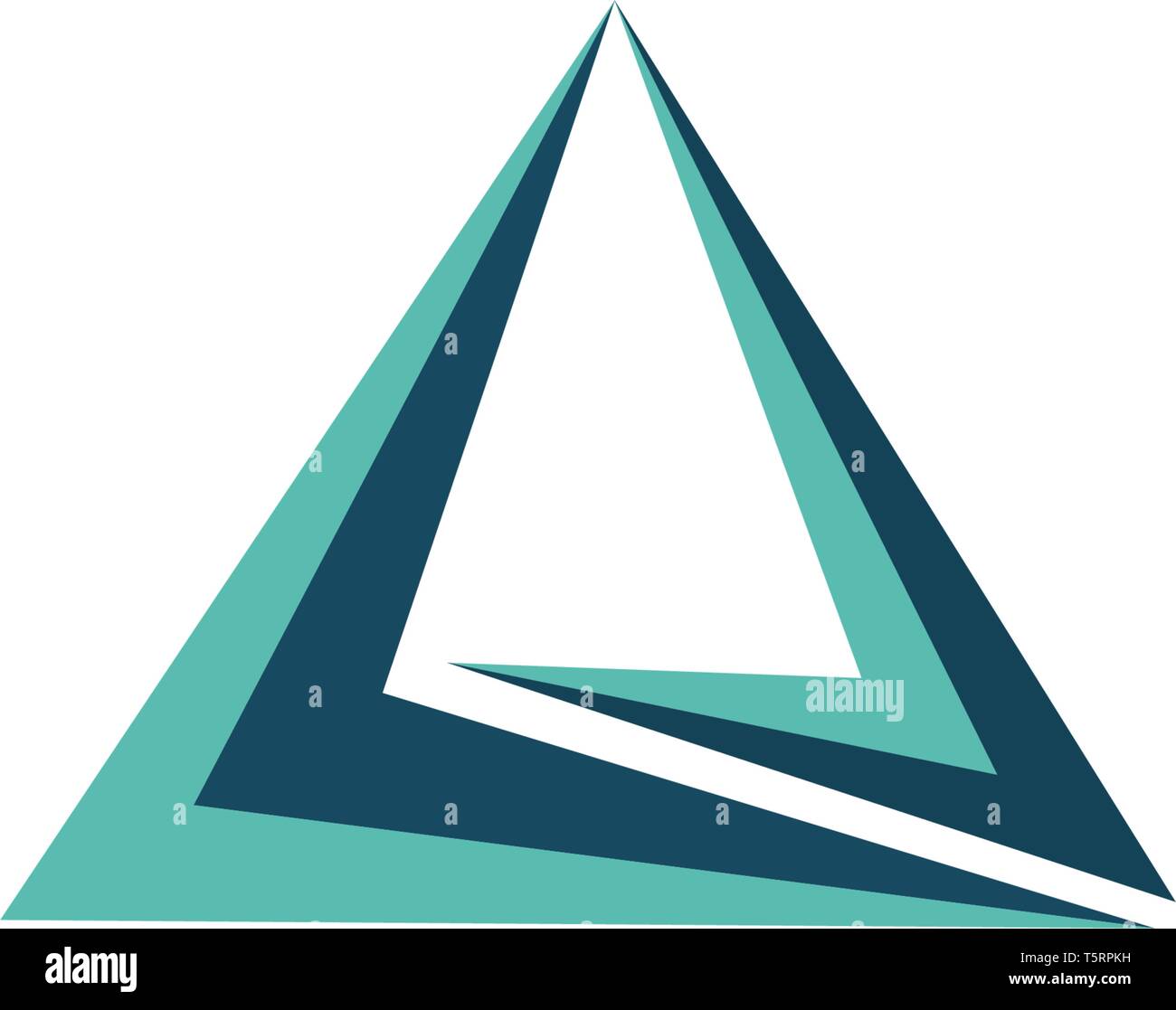 pyramid logo and symbol Business abstract design template Stock Vector ...