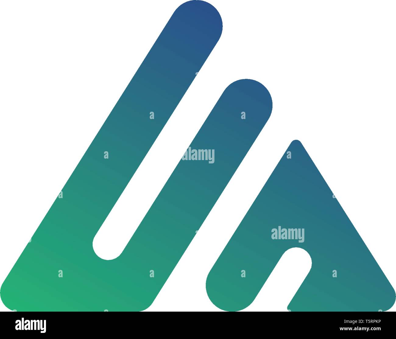 pyramid logo and symbol Business abstract design template Stock Vector ...