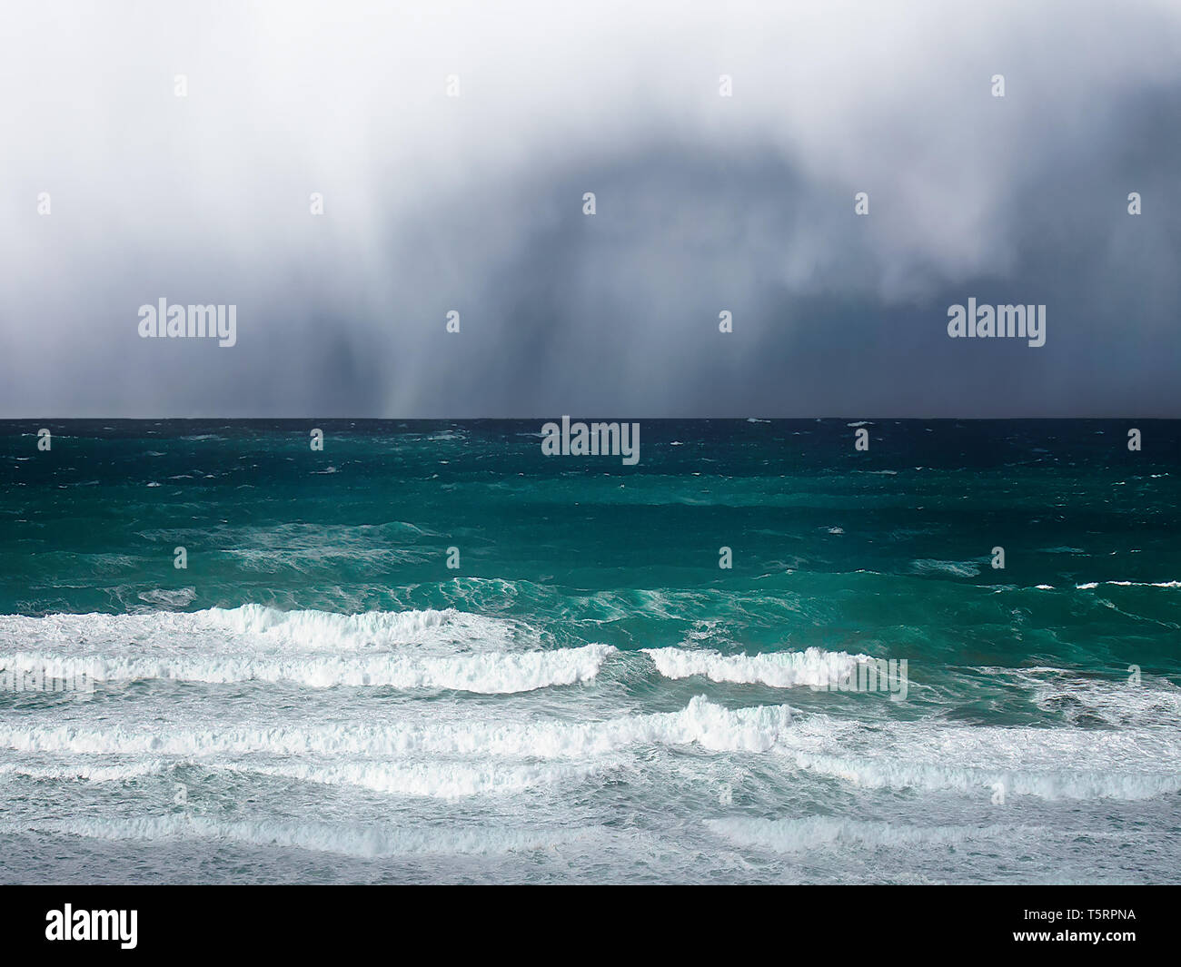 Rain on the sea hi-res stock photography and images - Alamy