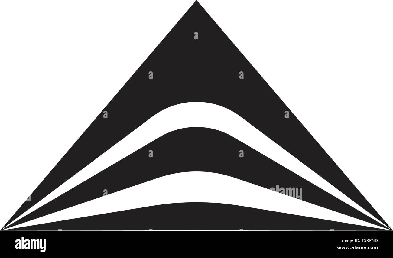 pyramid logo and symbol Business abstract design template Stock Vector ...