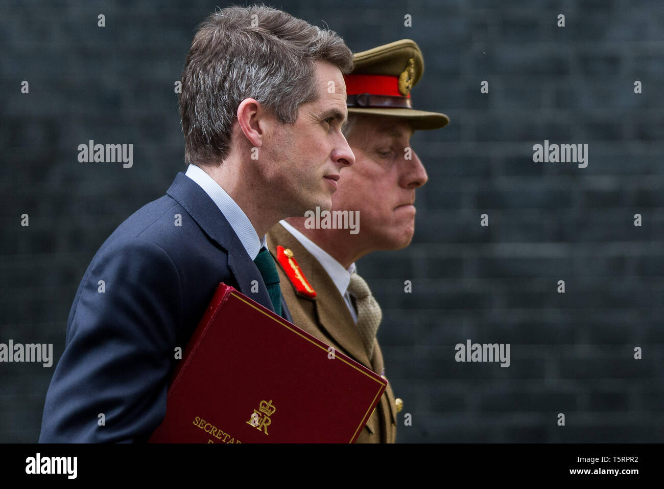 Ministers depart Downing Street following Cabinet Meeting. Featuring ...