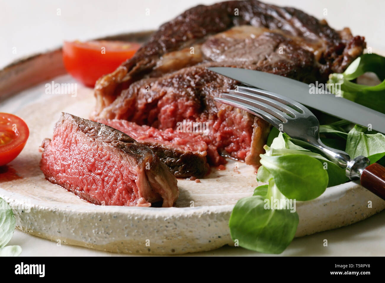 Grilled beef steak Stock Photo - Alamy