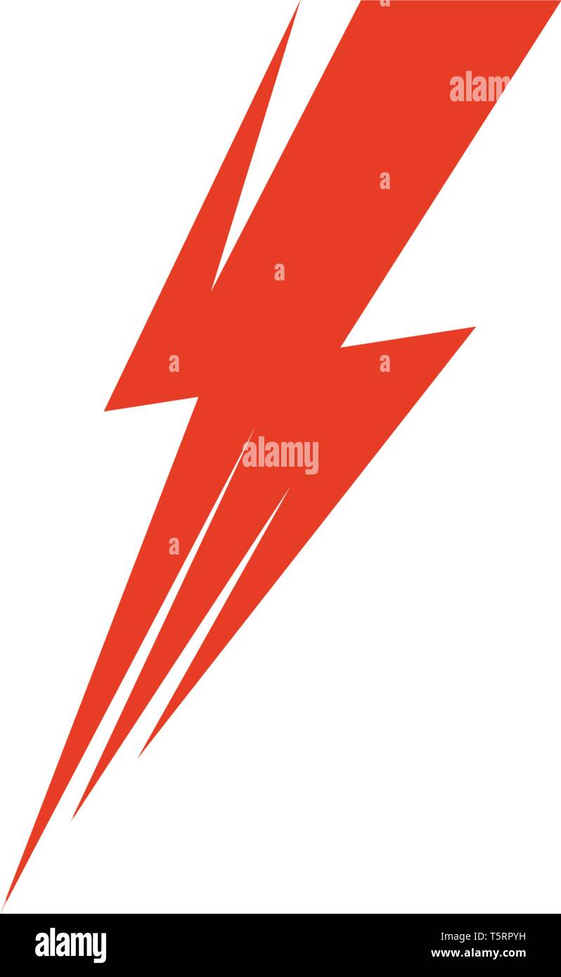 Flash thunderbolt logo template Stock Vector Image & Art - Alamy