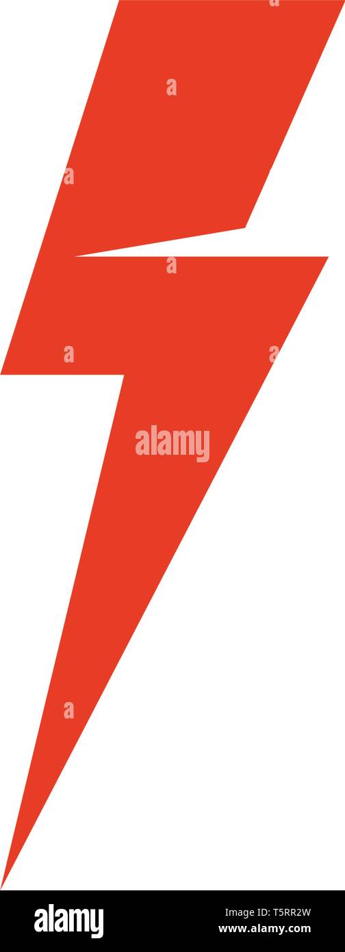 Flash thunderbolt logo template Stock Vector Image & Art - Alamy