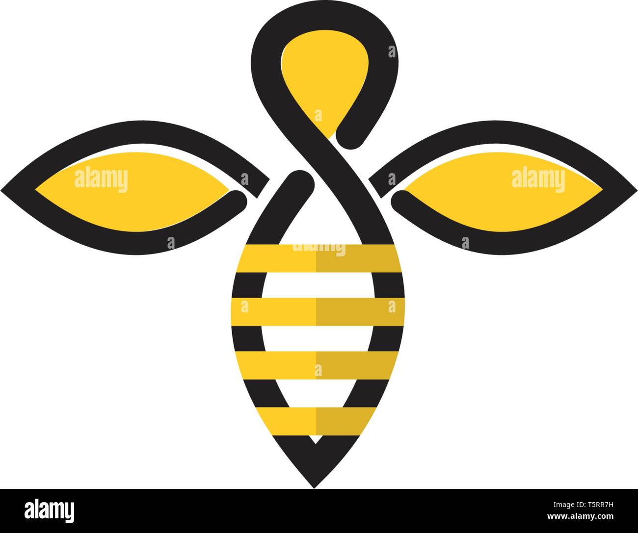 bee logo and symbol vector template Stock Vector Image & Art - Alamy