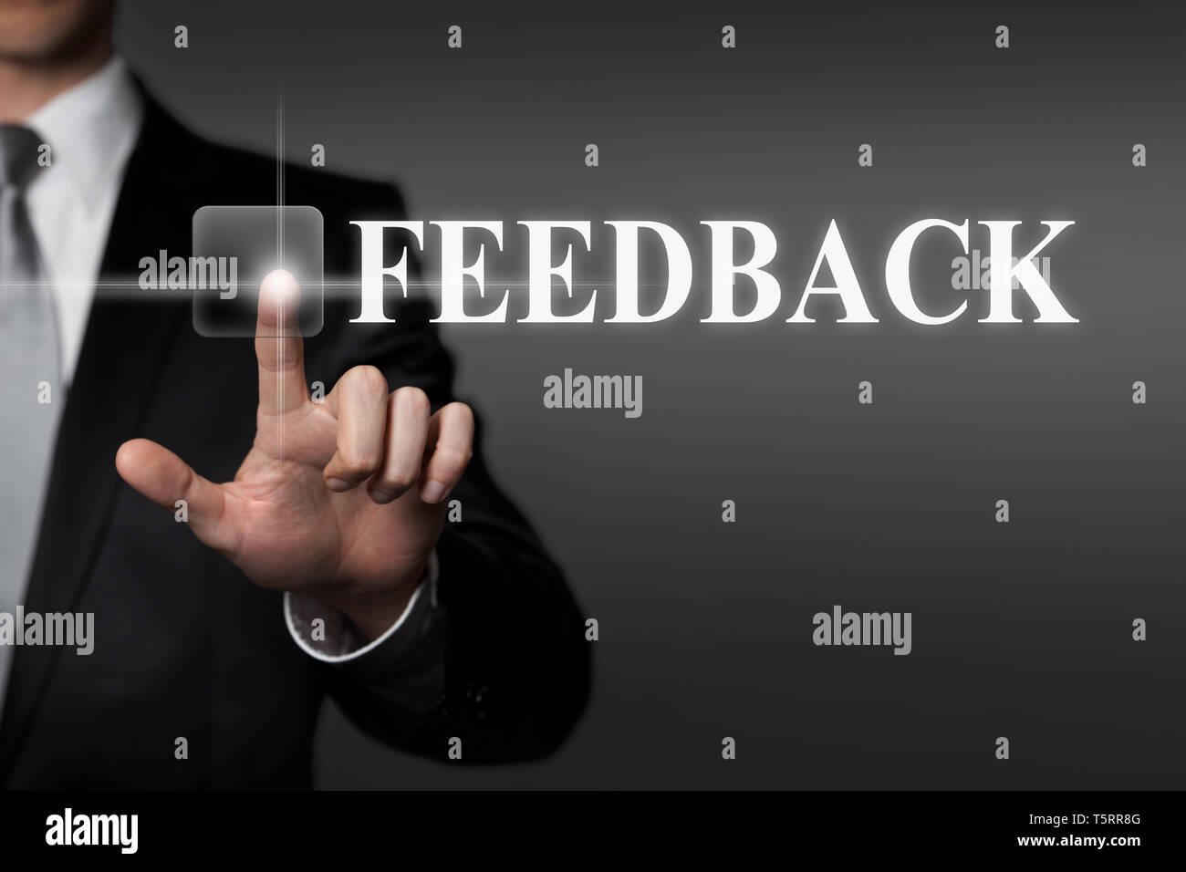 business, technology, internet, network concept - businessman in suit ...