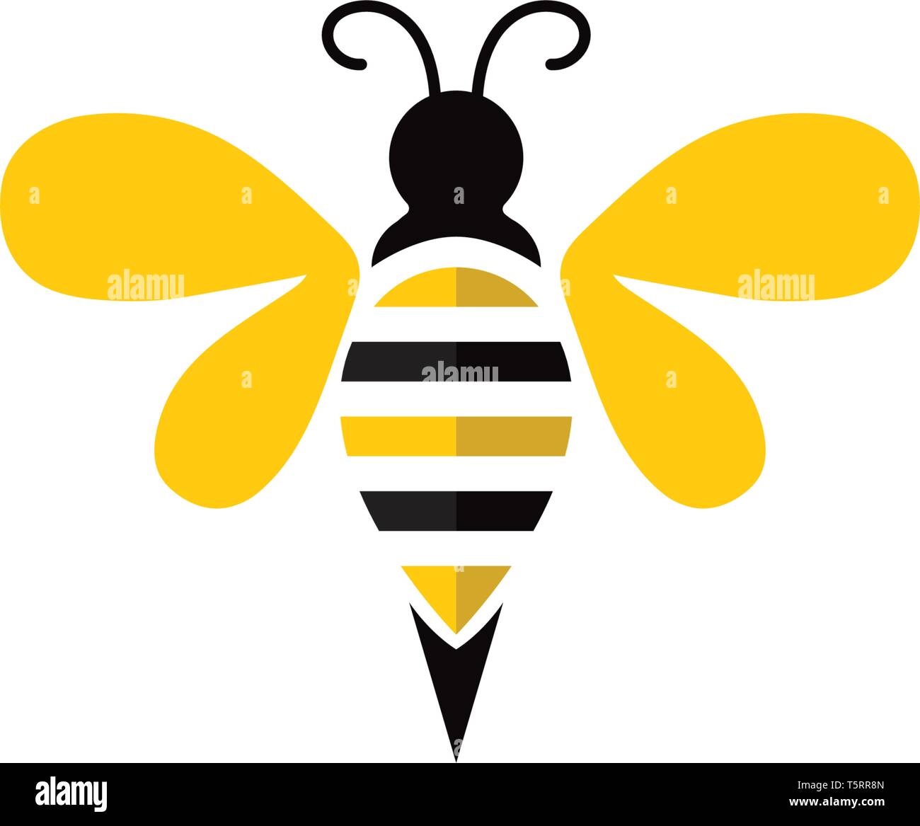bee logo and symbol vector template Stock Vector Image & Art - Alamy