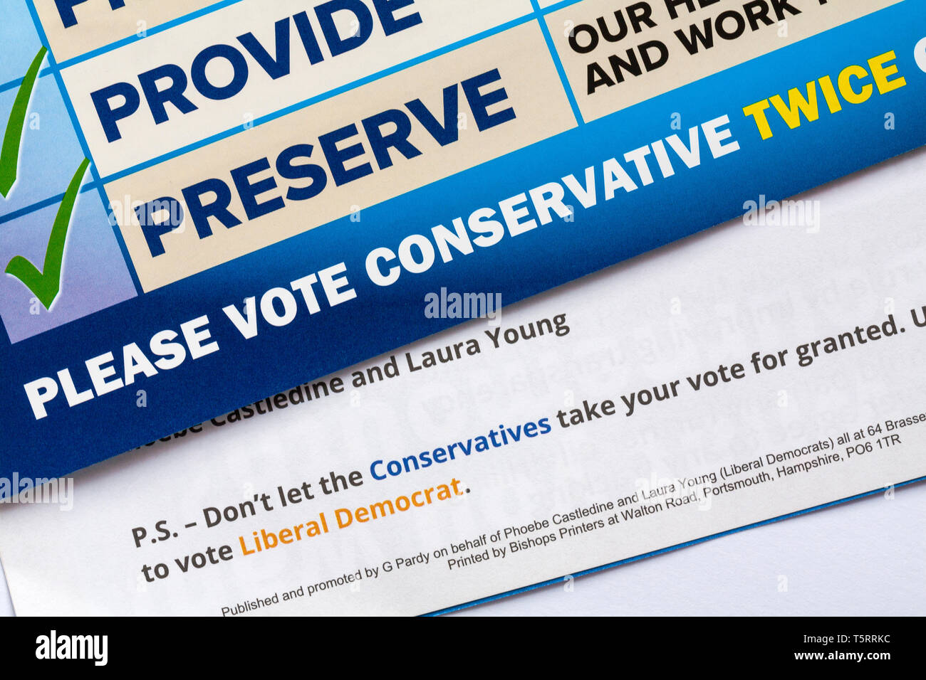 please vote Conservative twice - don't let the Conservatives take your ...