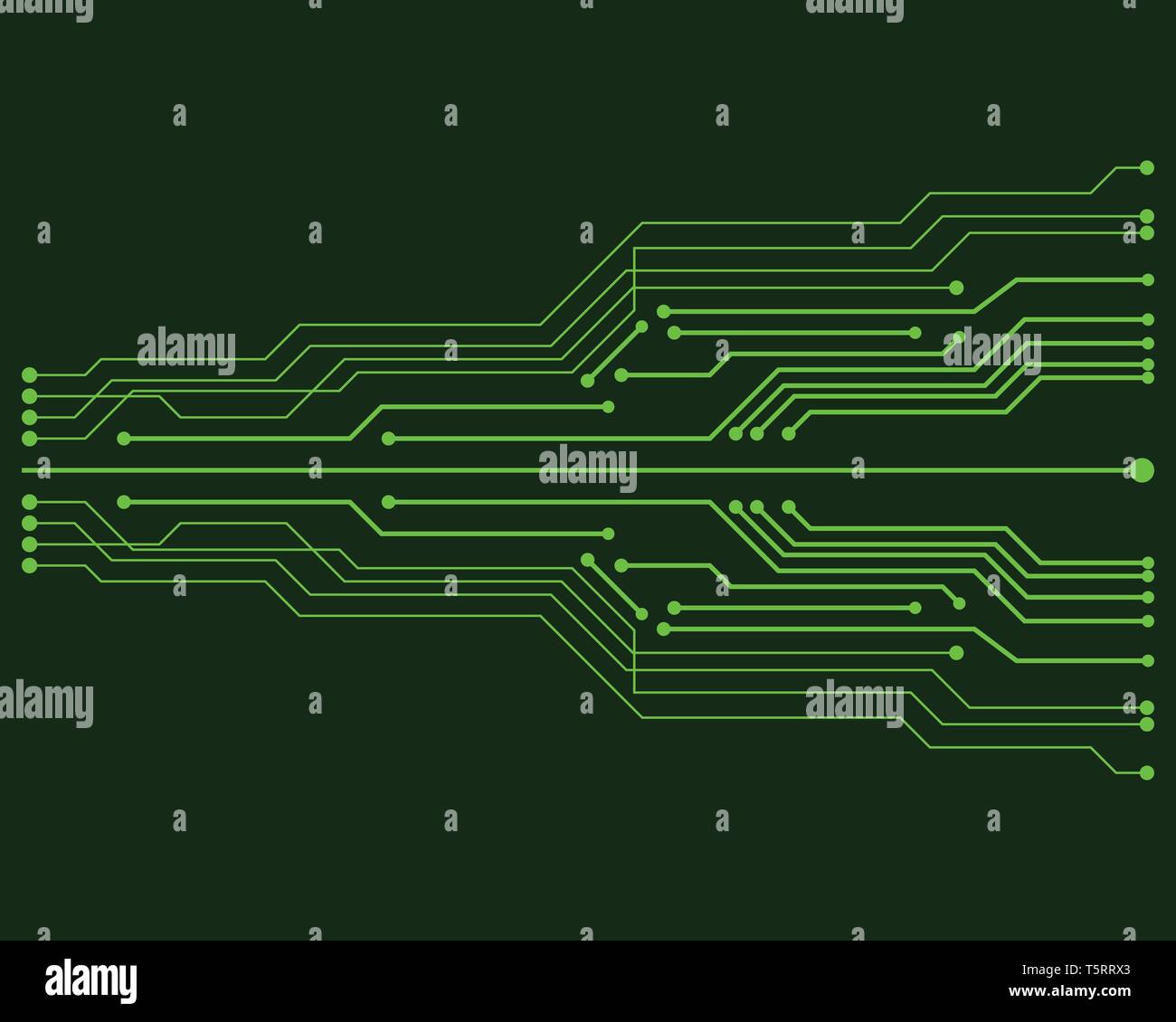 Vector circuit board illustration. EPS10 Stock Vector Image & Art - Alamy