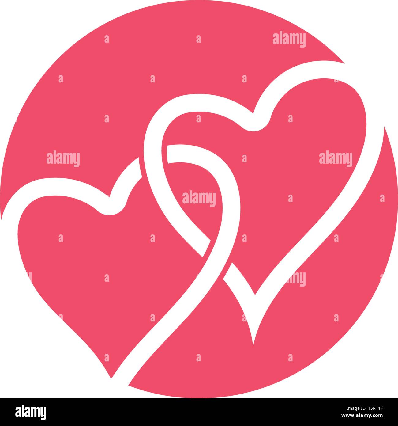 Love heart logo and template vector Stock Vector Image & Art - Alamy