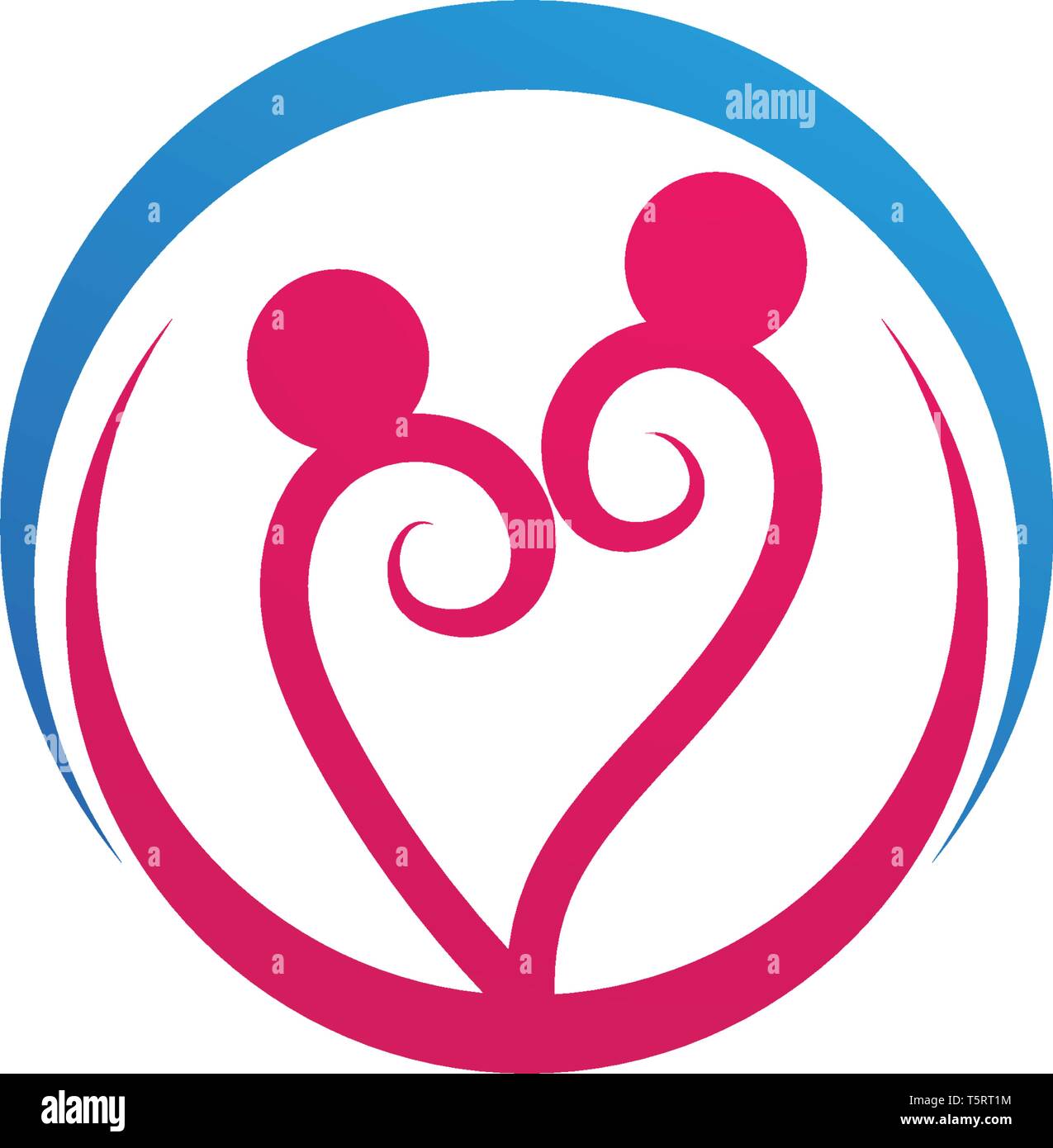 Love heart logo and template vector Stock Vector Image & Art - Alamy
