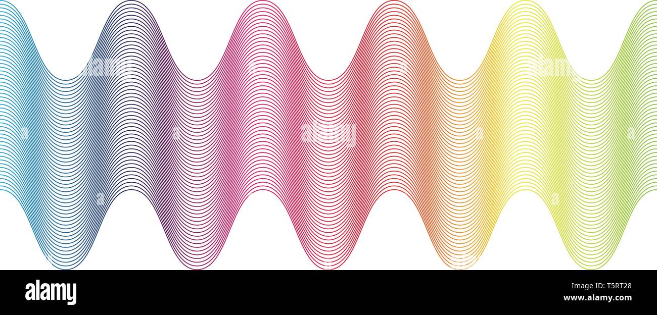 Wave line background vector Stock Vector Image & Art - Alamy