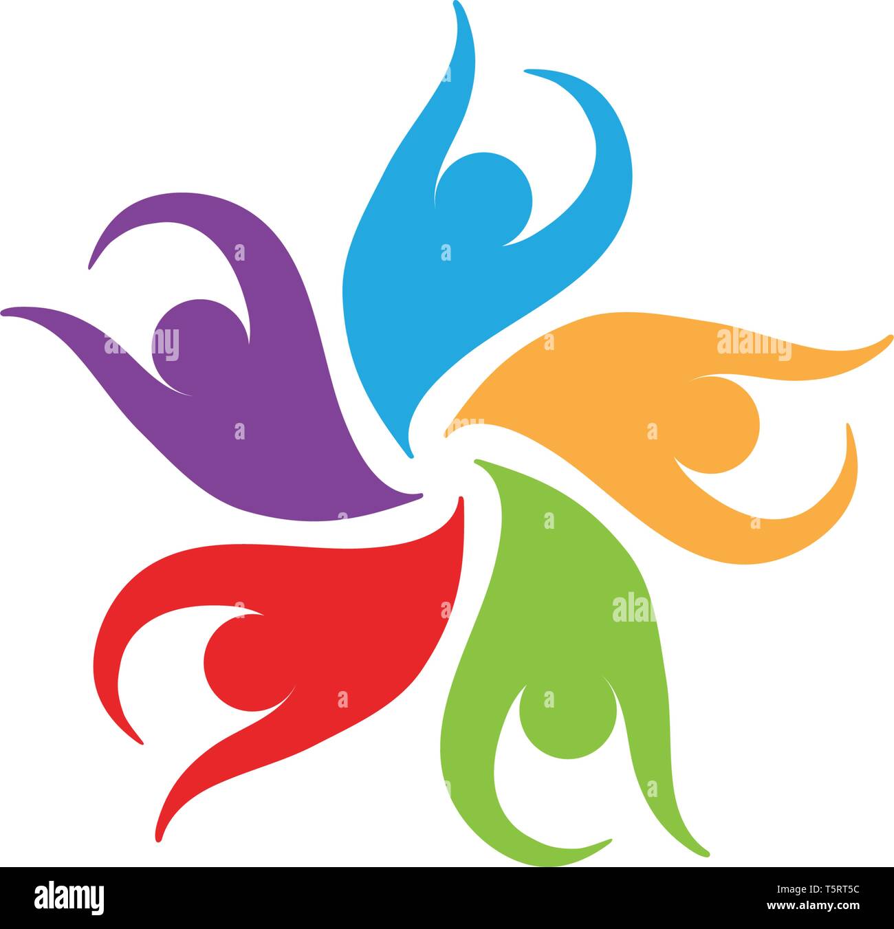 Community group adoption logo vector Stock Vector Image & Art - Alamy